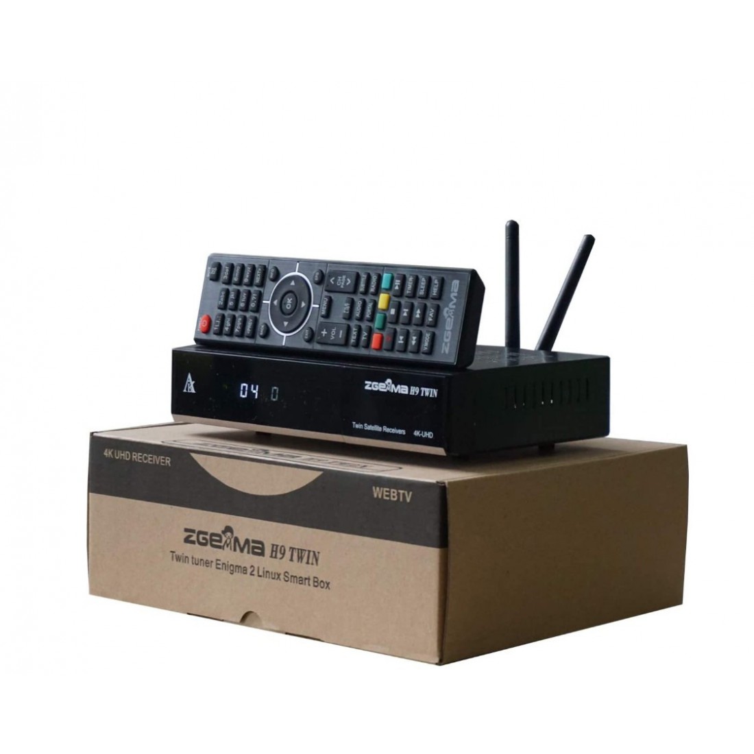Zgemma H9 Twin SE Dekoder 4K Enigma2 Oscam - Cccam - IPTV wbudowane WiFi